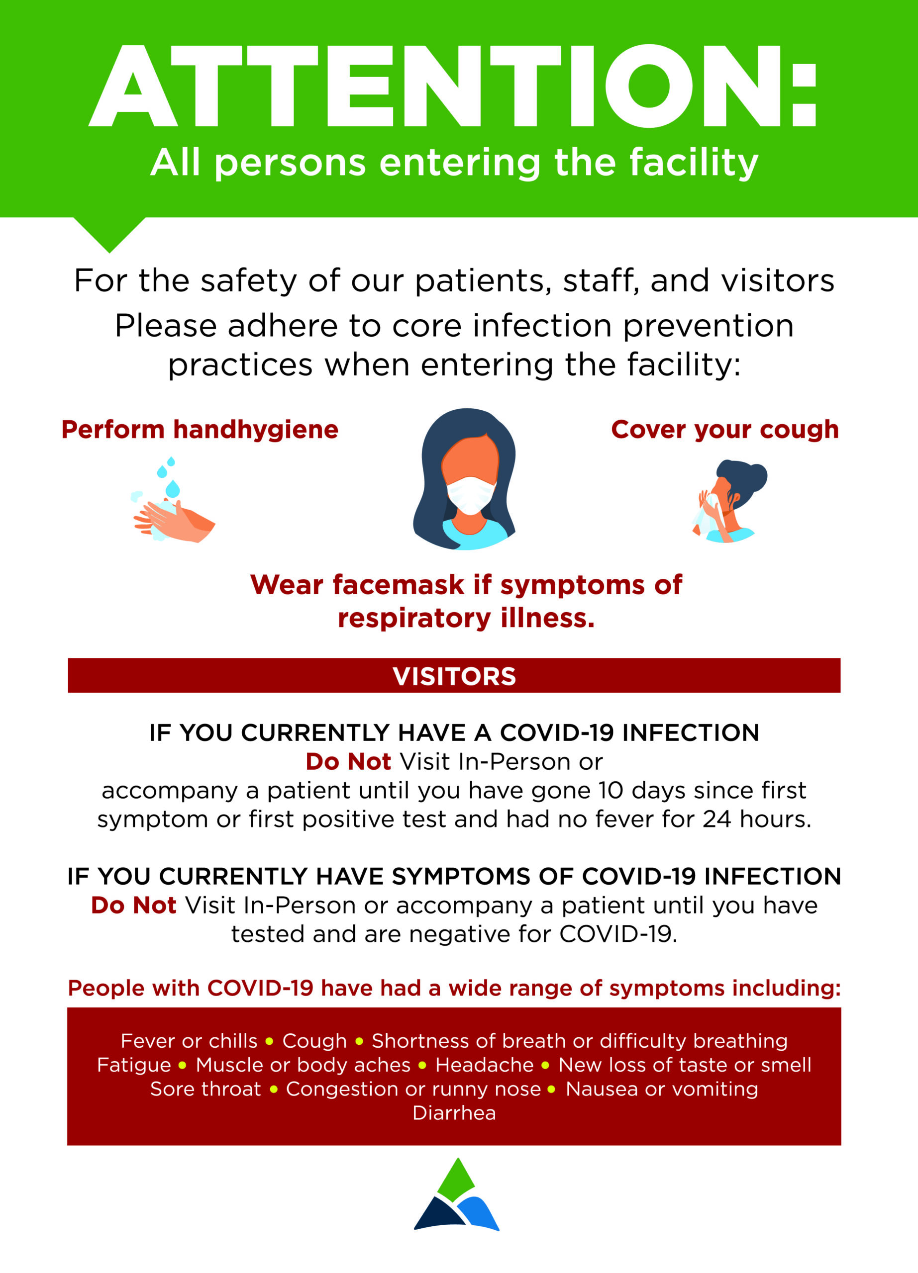 Visitation Information - NORTHERN REGIONAL HOSPITAL